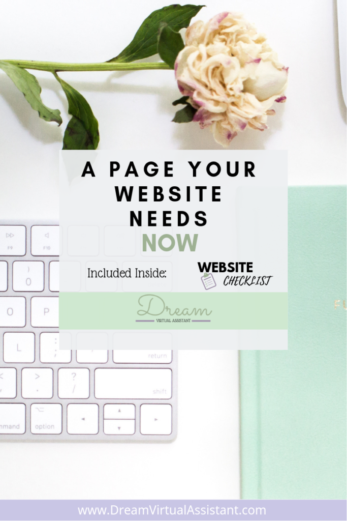A Page Your Website Needs - Make it Rein